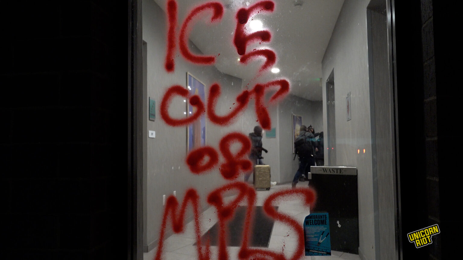 Federal Agents Crash Noise Demo at Hotel, Escort Masked Guests With ...