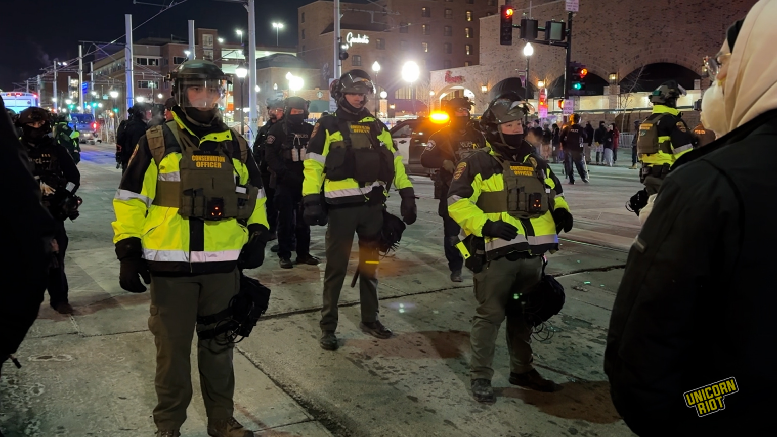 State and Local Police Make Mass Arrest After Noise Demo at Hotel ...